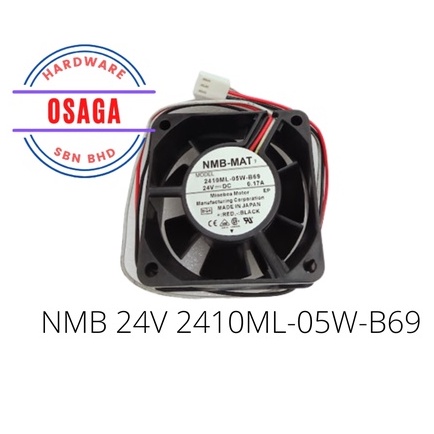DC MOTOR FAN NMB-MAT 24V 2410ML-05W-B69 6CM | Shopee Malaysia