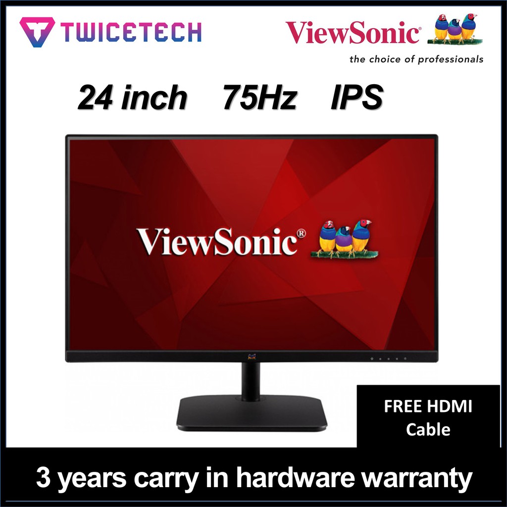 Viewsonic VA2432-H Monitor / 75Hz / IPS / 24 inch / Full HD IPS Monitor ...