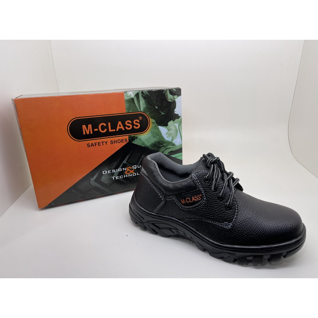 Safety Shoes M-Class 120M Low Cut Lace Up Safety Boots Work Shoes Steel Toe Cap Steel Mid Sole ...
