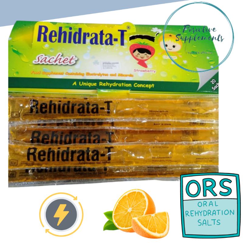 REHIDRATA T READY TO DRINK ORS ORAL REHYDRATION SALT ORANGE 1s | Shopee ...