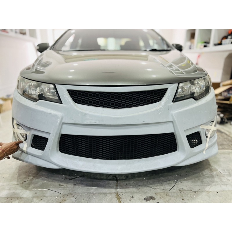 Kia forte nefd koup bodykit body kit front bumper side skirt lip ...