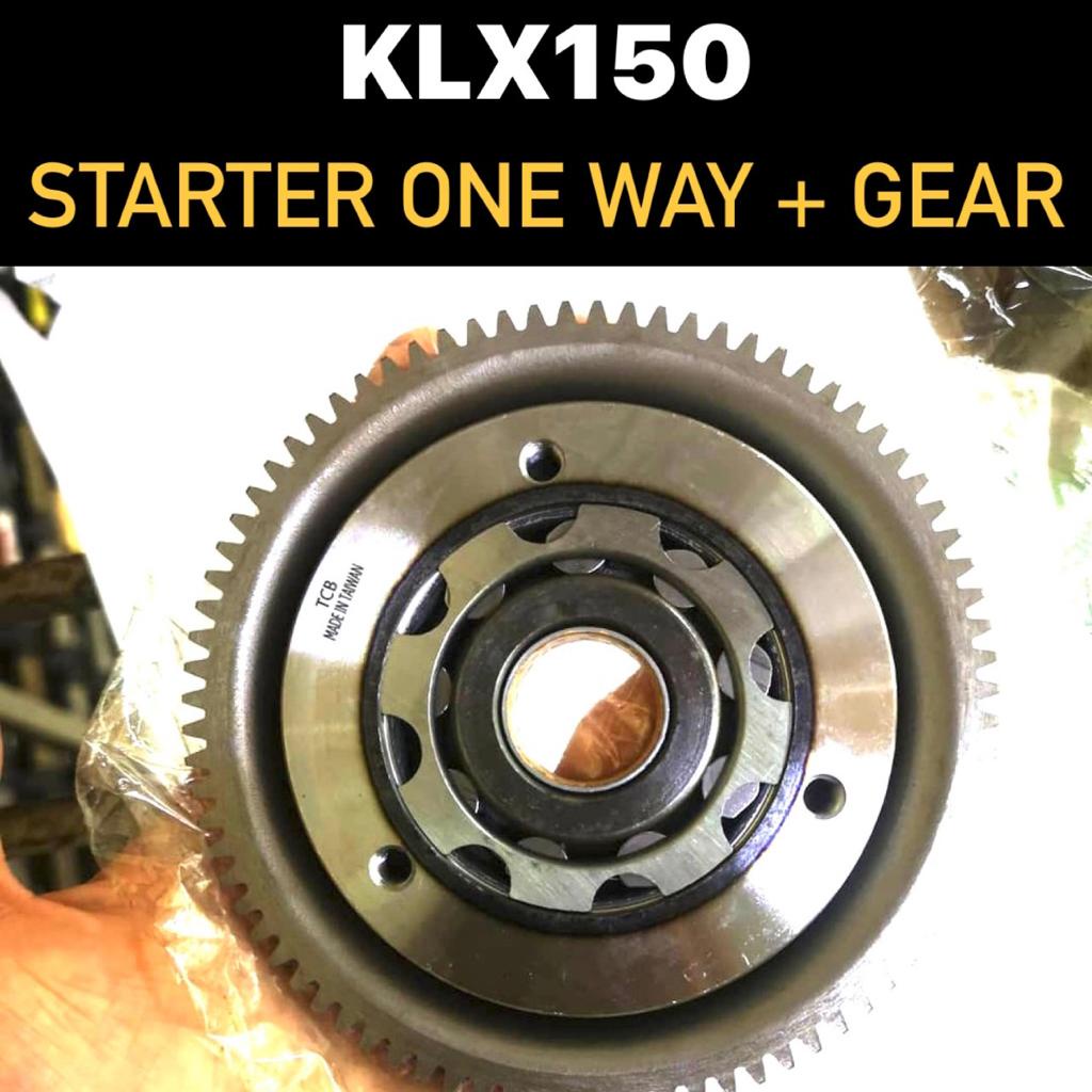 KAWASAKI KLX150 MAGNET ONE WAY + GEAR ( ) // KLX 150 STARTER ONE WAY ...