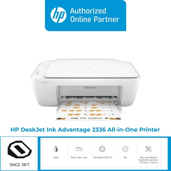 HP DeskJet Ink Advantage 2336 All-in-One Printer | Shopee Malaysia