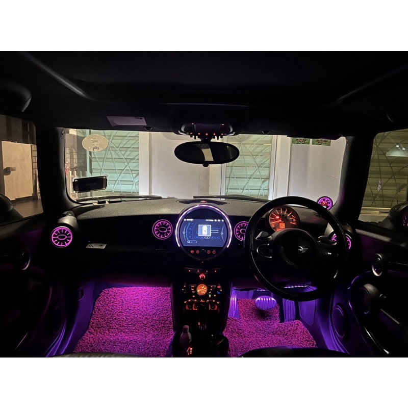 Mini cooper R56 ambient light mercedes style aircond vent mini cooper ...