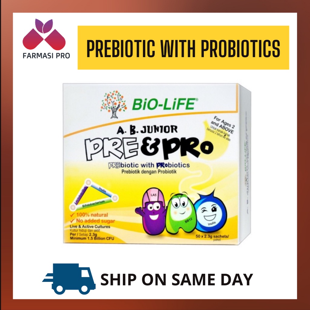 (READY STOCK) Bio-Life Ab Junior Prebiotic & Probiotic 10 Sachets ...