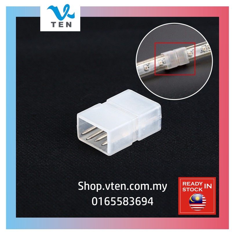 10mm 4 Pins Middle Joint Connector For Multi Color LED Strip Light ...