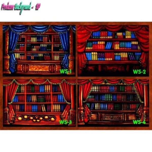 Background Graduation Backdrop Bookshelf Photo Screen Photo | Shopee ...