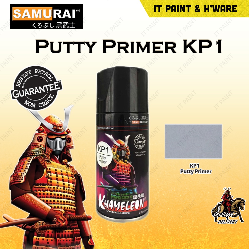 Samurai KP1 Putty Primer Spray Paint 300mL | Shopee Malaysia