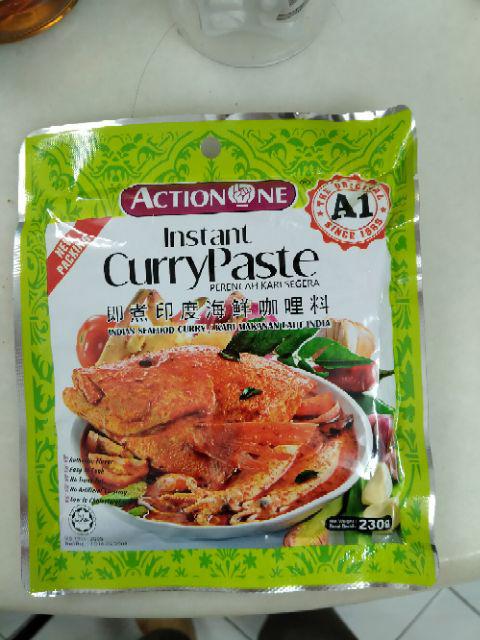 A1 Action One Instant Curry Paste 即煮咖喱料 230gm [Chicken or Meat / Fish ...