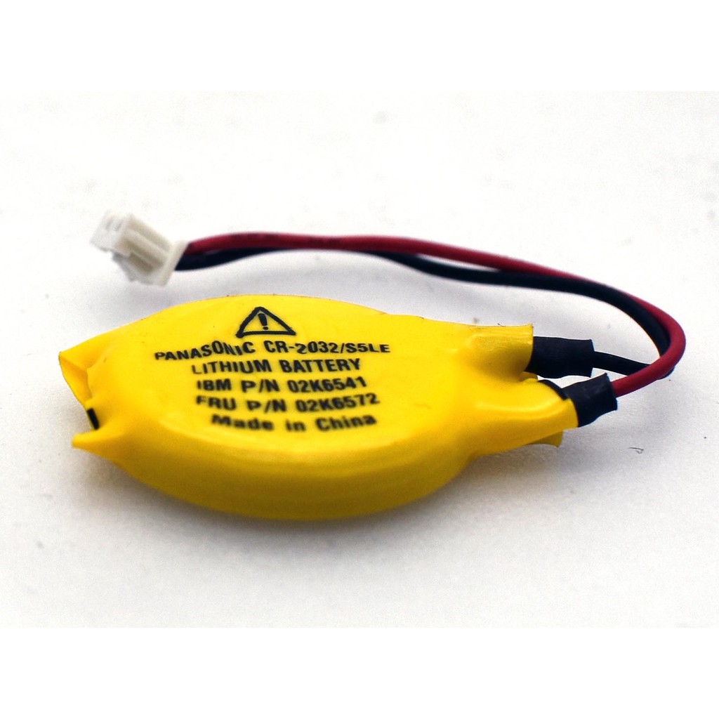 CR2032 2032 battery wire 02K6541 02K6572 BIOS CMOS battery | Shopee ...