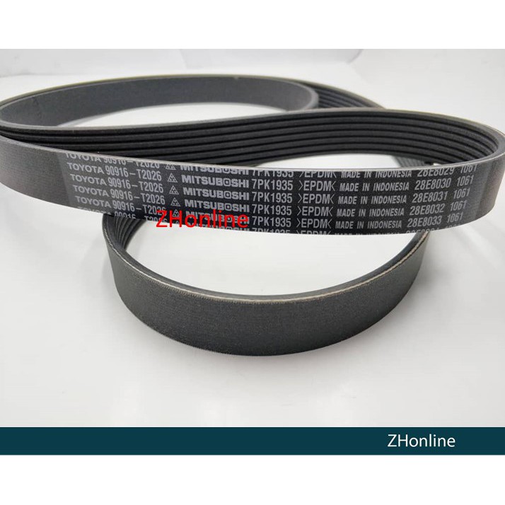 ORIGINAL TOYOTA FAN BELT 7PK1935 - TOYOTA Harrier Alphard Vellfire ... ORIGINAL TOYOTA FAN BELT 7PK1935 - TOYOTA Harrier Alphard Vellfire ...