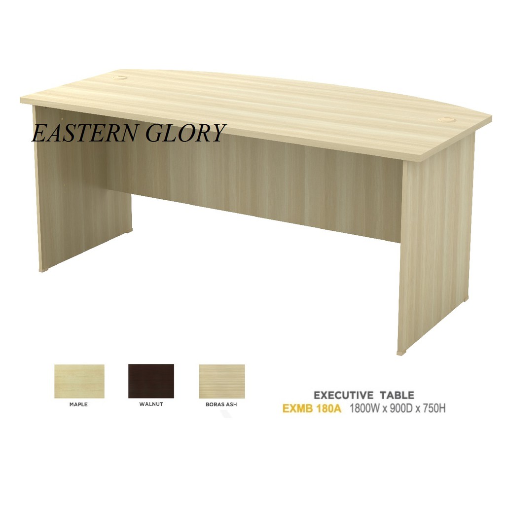 EX SERIES 6FT CURVE FRONT EXECUTIVE TABLE EXMB180A | Shopee Malaysia