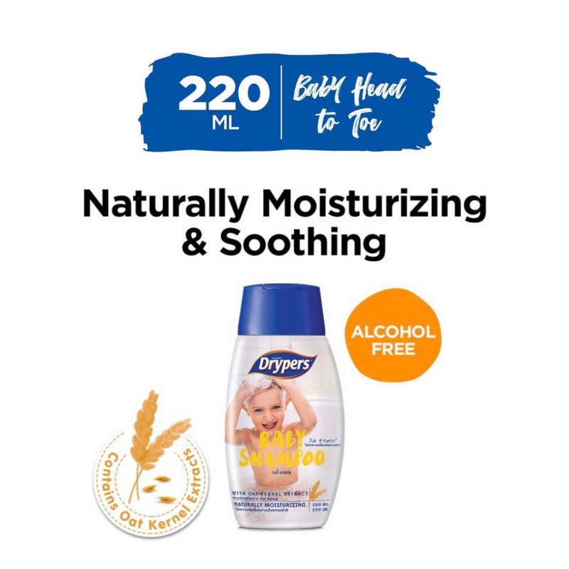 Drypers Baby Shampoo (220ml) | Shopee Malaysia