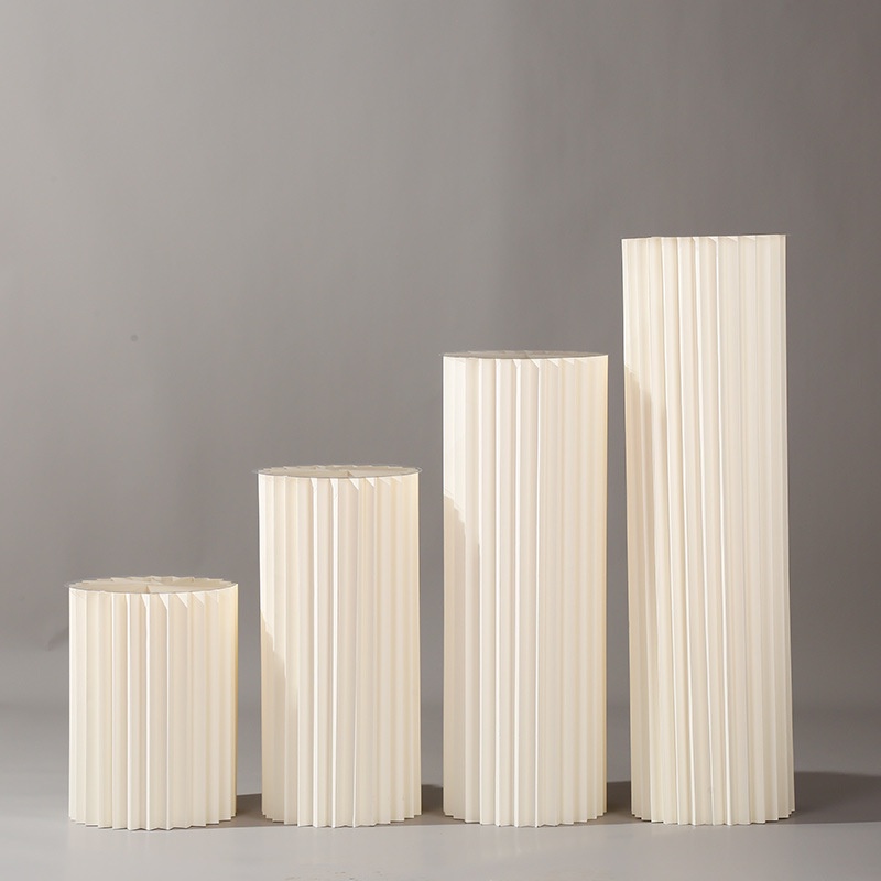 Folding Cake Stand Round Paper Dessert Table For Baby Shower Birthday ...