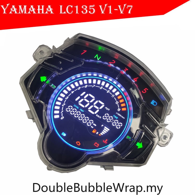 For Yamaha LC135 V2 V3 V4 V5 V6 V7 4S/5S Digital Meter Full LCD Meter Plug And Play | Shopee ...