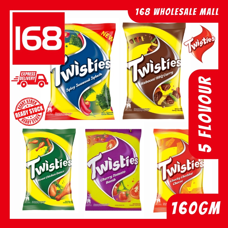 Twisties Flavoured Corn Snacks 5 Flavour (160G) Per Pack | Shopee Malaysia