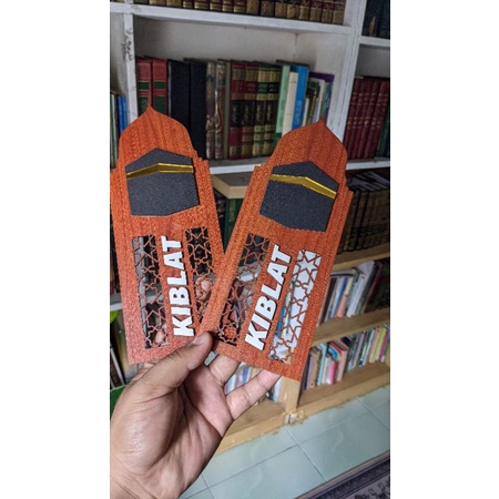 KIBLAT SIGN / PENANDA ARAH KIBLAT KAABAH PLYWOOD DESIGN LAWA | Shopee ...