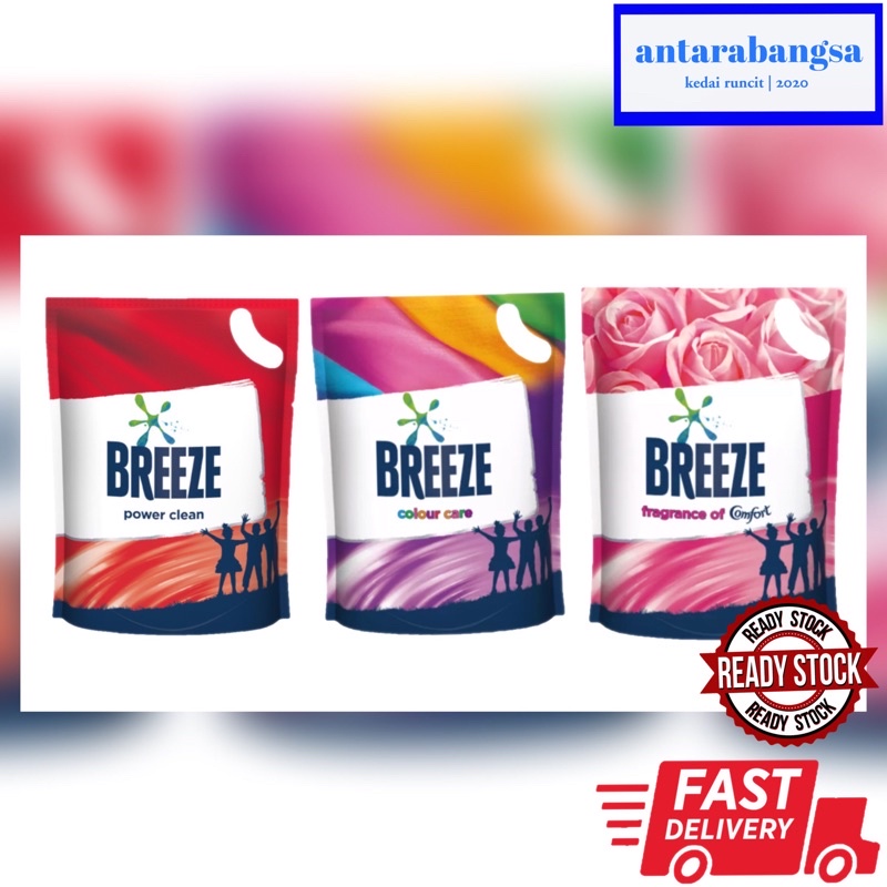 Breeze Detergent Liquid Power Refill Pack (1.5kg) | Shopee Malaysia