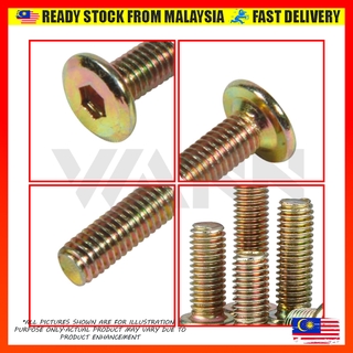 JCBC JCBB Furniture Screw Bolt Hex Hole Insert Wood Barrel Nut Chair ...