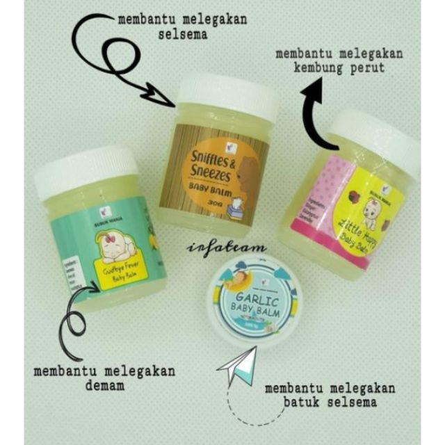 Set Baby Balm (Demam Batuk Selsema Kembung) | Shopee Malaysia