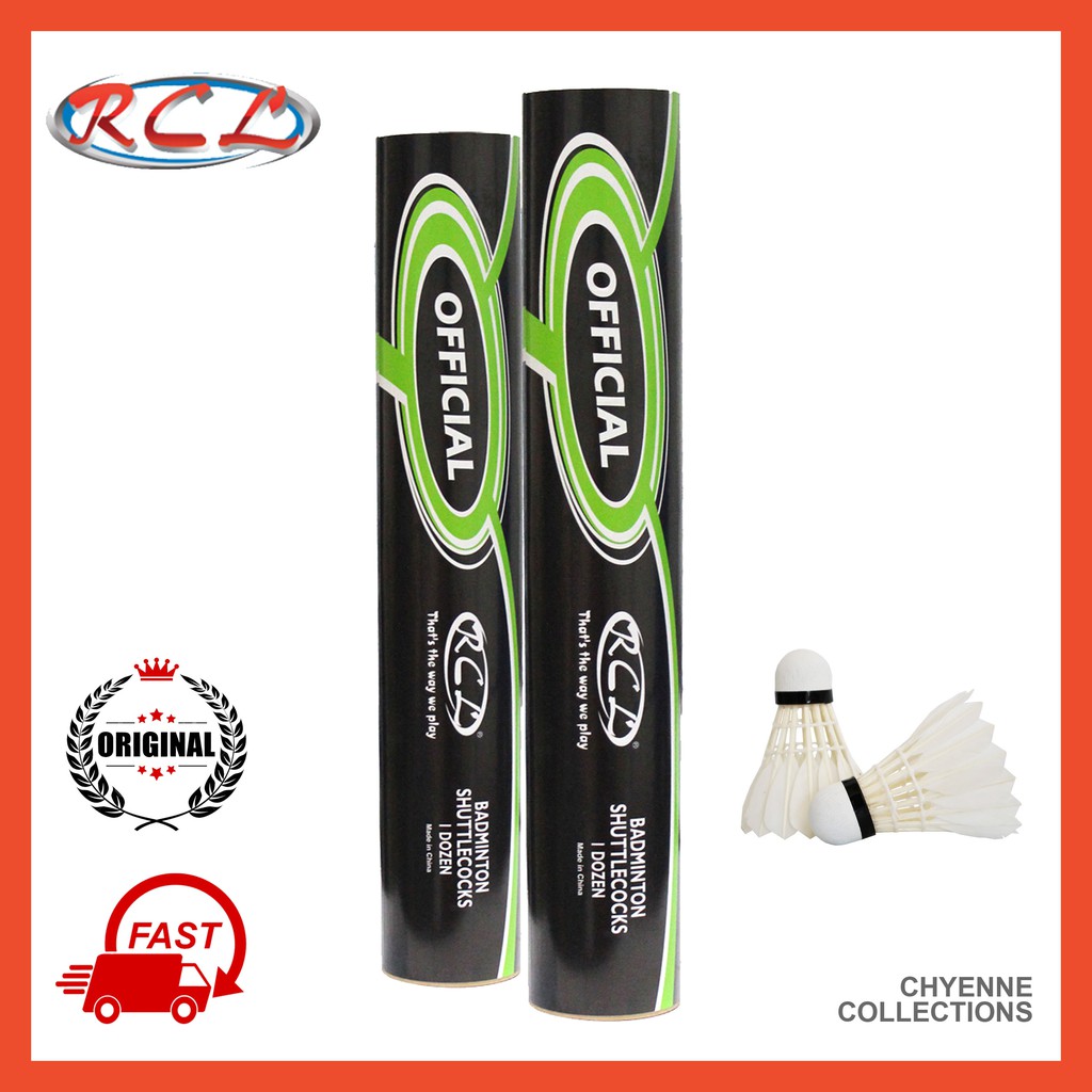 𝗦𝗣𝗘𝗖𝗜𝗔𝗟 Original RCL Official 76 Shuttlecocks • Bulu Tangkis Badminton ...