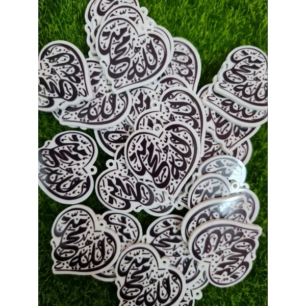 planar kalimah allah muhammad shape love 3cm | Shopee Malaysia