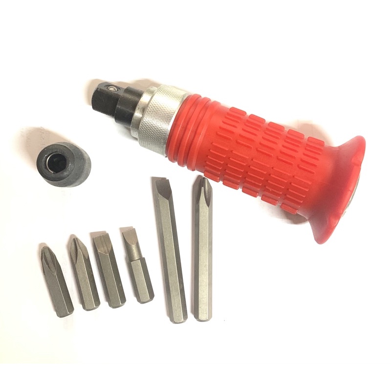 IMPACT DRIVER VESSEL 2800 / 7PC IMPACT DRIVER SINOTEC WITH 7 BITS HEAVY ...