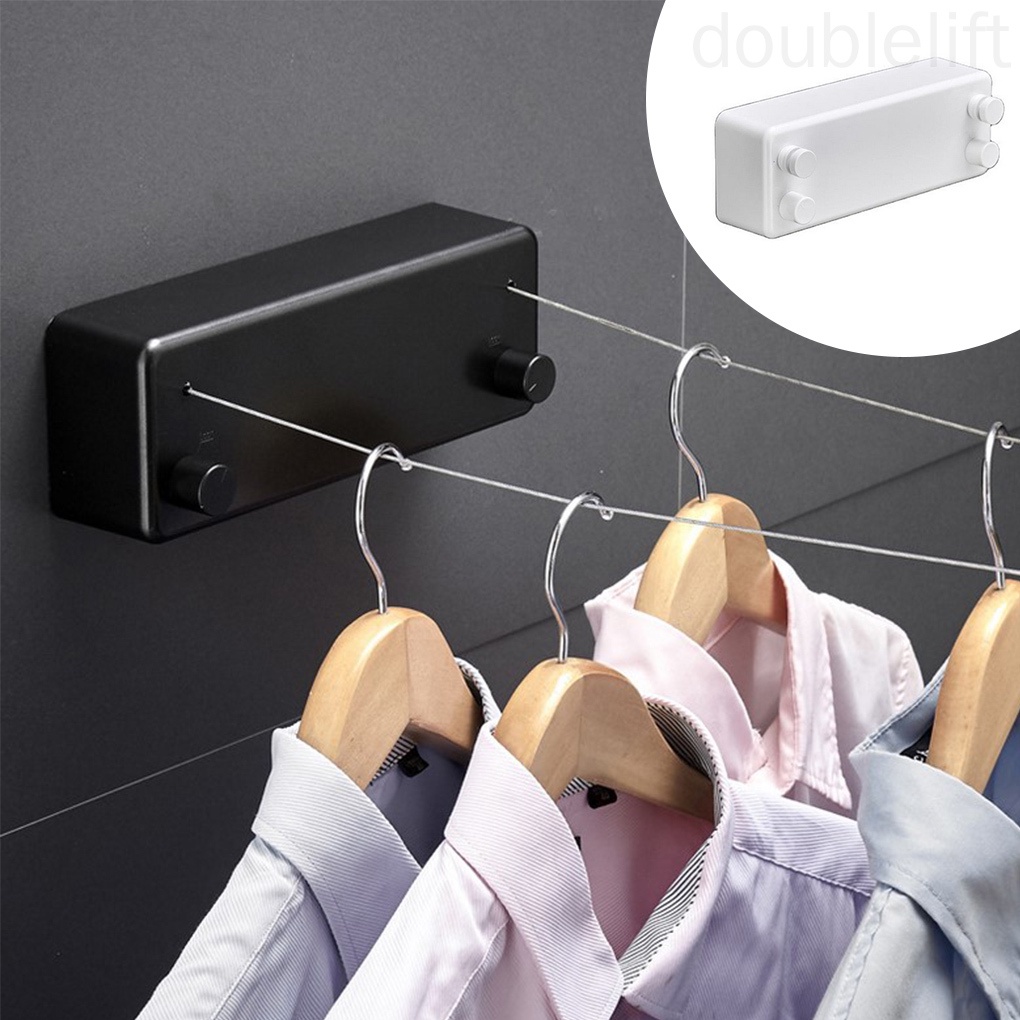 Clothes Drying Line 30kg Steel Dual Wires Laundry Dryer Adjustable ...