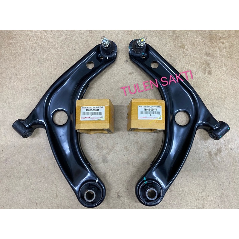 ORIGINAL TOYOTA VIOS NCP93 / YARIS NCP91 (2008-2013) FRONT LOWER ARM WITH BALL JOINT (1@) 48068 ...