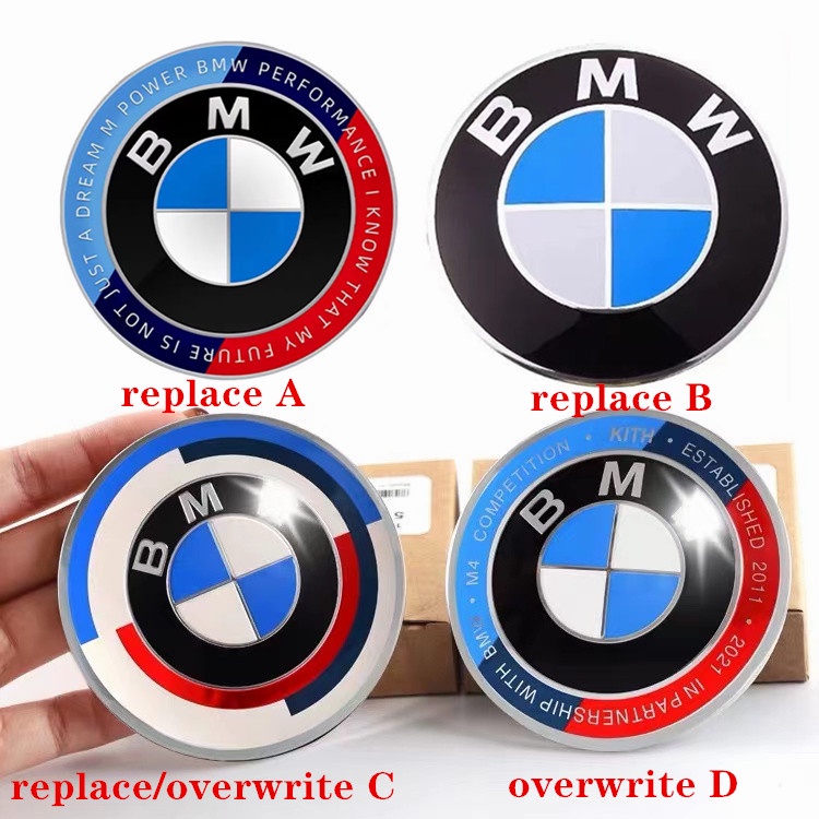 74mm 82mm Badge Badge Hood Front and Rear Trunk Logo E46 E39 E38 E90 ...