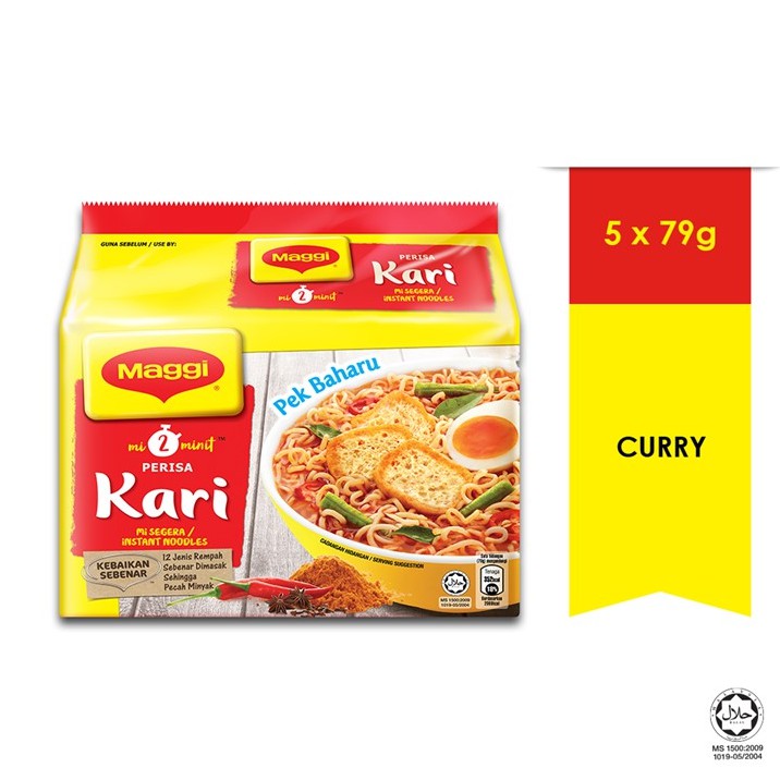 MAGGI Two Minute Curry (79g x 5 Packs) | Shopee Malaysia