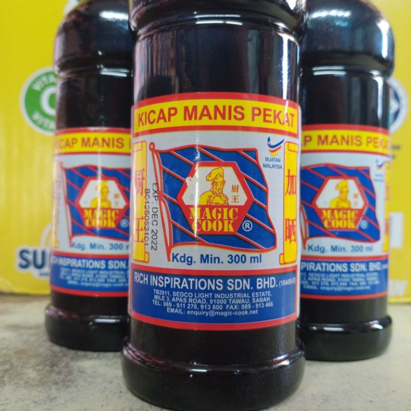 KICAP MANIS PEKAT MAGIC COOK KICAP BENDERA SABAH 300ML BUATAN MALAYSIA ...