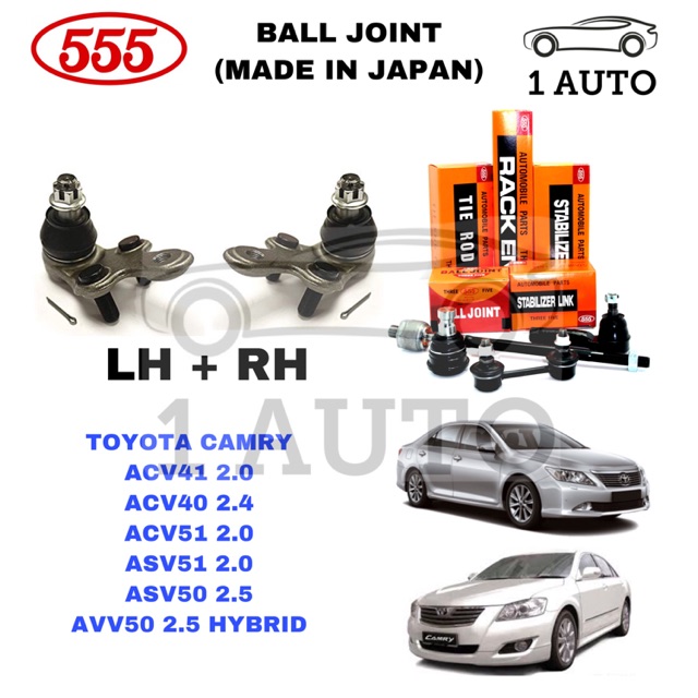 (MADE IN JAPAN) 555 BALL JOINT 1 pair TOYOTA CAMRY ACV41 ACV40 ACV51 ASV50 ASV51 AVV50 | Shopee ...