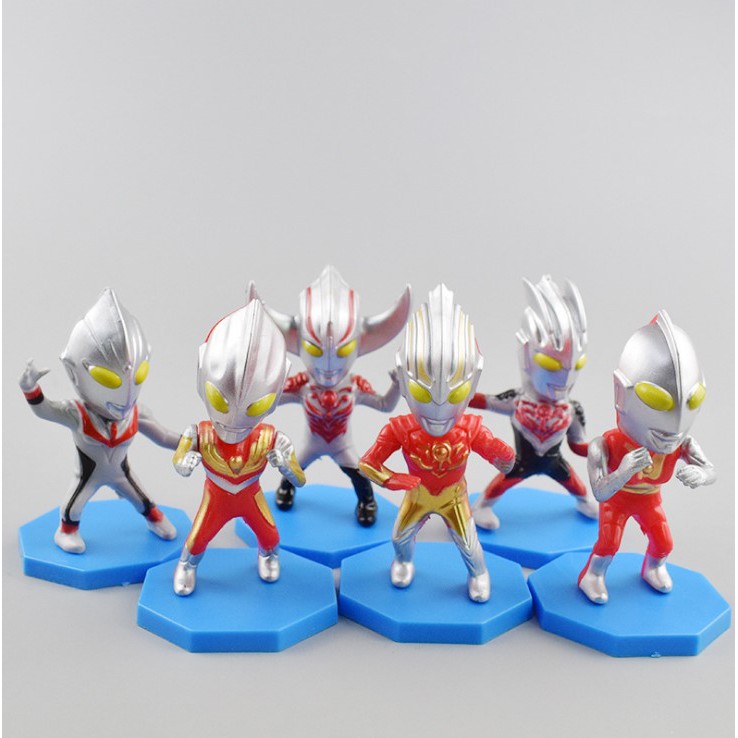 [READYSTOCK MALAYSIA] 6pcs/set Cake Decoration Toys Ultraman Topper ...