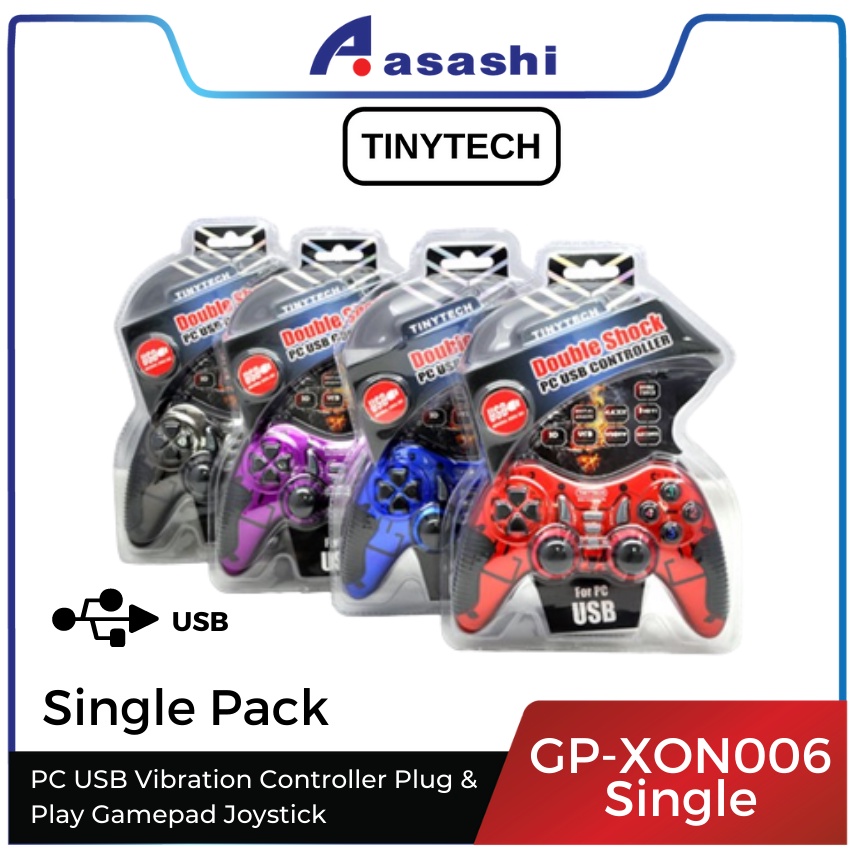 Tinytech GP-XON006 Single / GP-XON006D Twin Double Shock PC USB ...