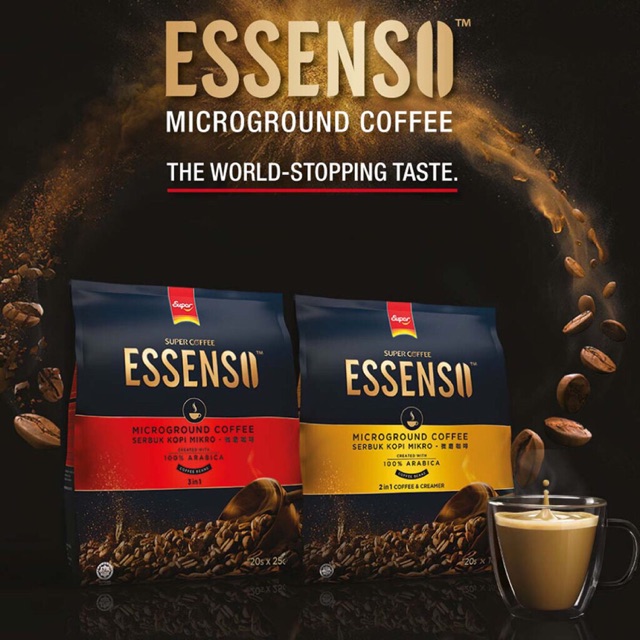 Essenso MICROGROUND COFFEE 2 in 1 / 3 in 1 Essenso | Shopee Malaysia
