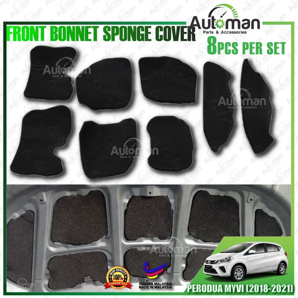 Perodua Myvi 2018 - 2022 Front Bonnet Sponge Cover Bonnet Sound Proof ...