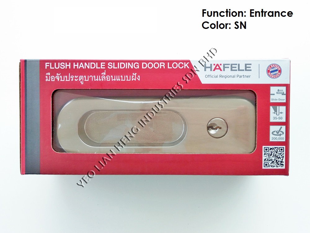 [READY STOCK] HAFELE SLIDING DOOR LOCK WITH HANDLE - ENTRANCE | Shopee ...