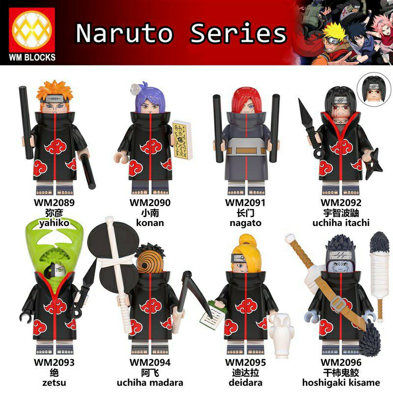 Naruto minifigures series (Lego compatible) | Shopee Malaysia
