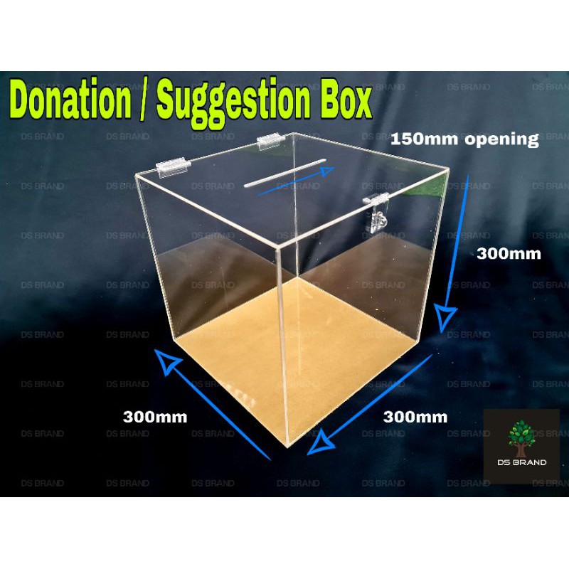 Donation Box / Suggestion Box / Feedback Box / Charity Box / Peti ...