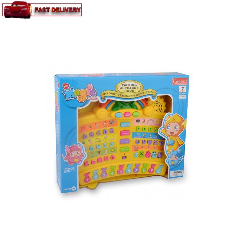 GKIDS 1399E KIKI Magic Academy Talking Alphabet Book Kids Learning Toy ...