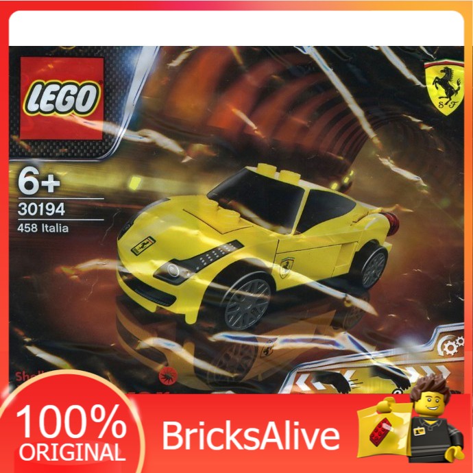 [BricksAlive] LEGO SHELL Ferrari 458 Italia Polybag MISP 30194 | Shopee ...