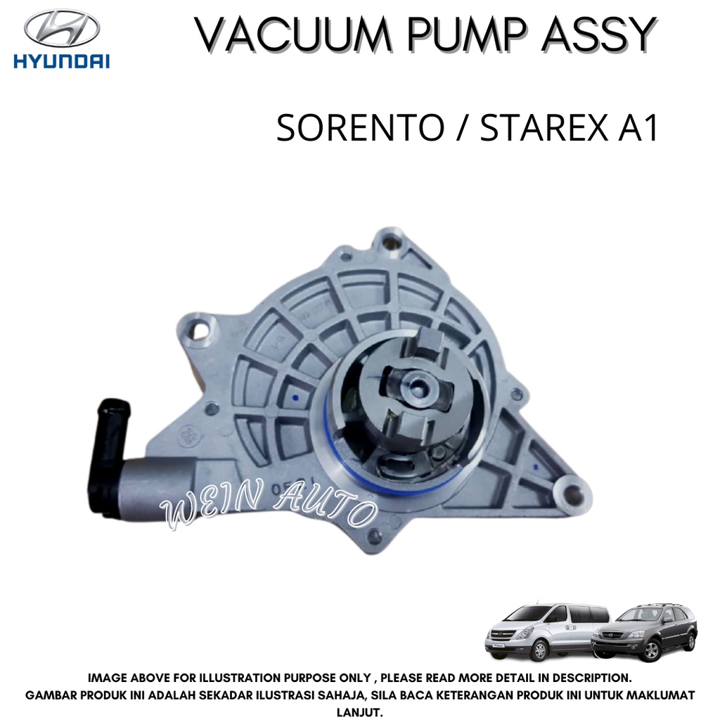 HYUNDAI GENUINE VACUUM PUMP ASSY 28810-4A800 FOR SORENTO / STAREX A1 ...