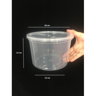 [READY STOCK] Kotak Plastik Bahulu Round TUPPERWARE BULAT KECIL-BESAR ...