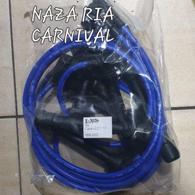 NAZA RIA KIA CARNIVAL PLUG CABLE PLUG WIRE PLUG WAYER (6PC) (SET ...
