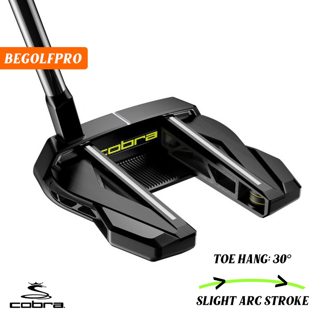Cobra KING 3D Printed Supernova-30 Putter - Black (Slant Neck) - Arc ...