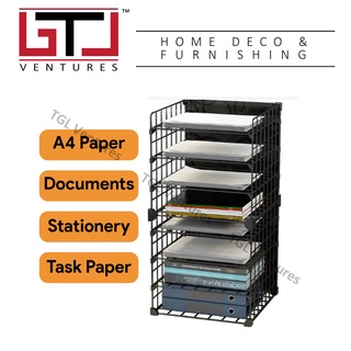 TGL A4 Paper Rack Multipurpose Paper Rack Multiple Layer Paper Rack ...