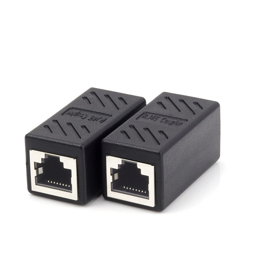 RJ45 (cat5/cat6)Female to Female Network Ethernet Lan Cable Joiner ...