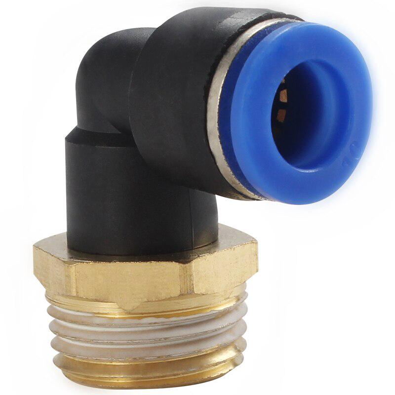 Pneumatic Fitting 90 degree Bspt M5/1/8'' 1/4'' 3/8'' 1/2"Male Inner ...