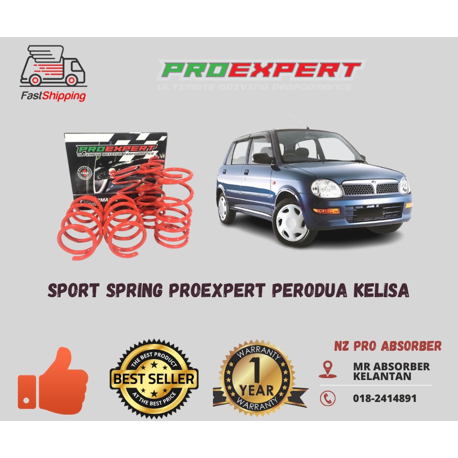 SPRING SPORT PRO EXPERT LOWERED PERODUA KELISA/KENARI SET | Shopee Malaysia